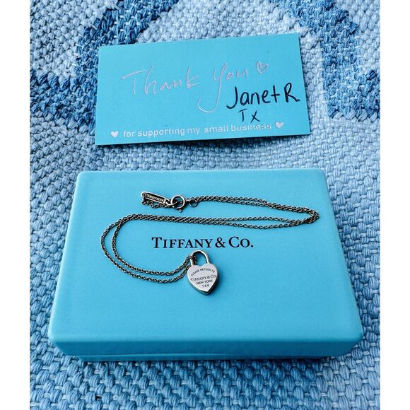 Tiffany & Co. | Jewelry | Tiffany Rtt 8k Rose Gold Mini Heart Lock ...